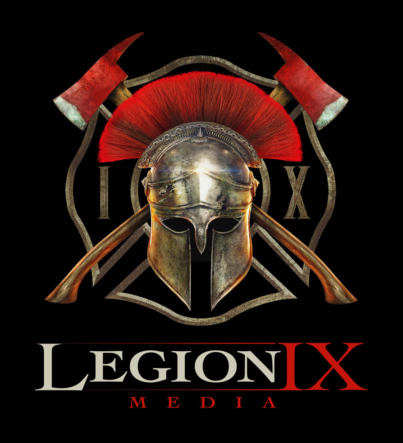 "LEGION IX MEDIA" - BRANDING, MARK TREGLIO - hollanderdesignlab.com