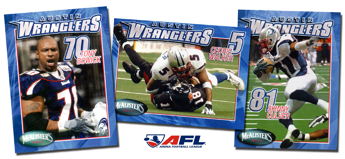 AUSTIN WRANGLERS (AFL) LOGO - hollanderdesignlab.com
