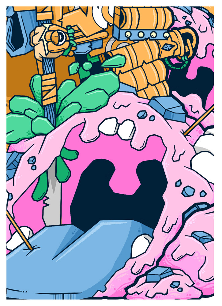 Ice Cream Battle - Remouse Illustration