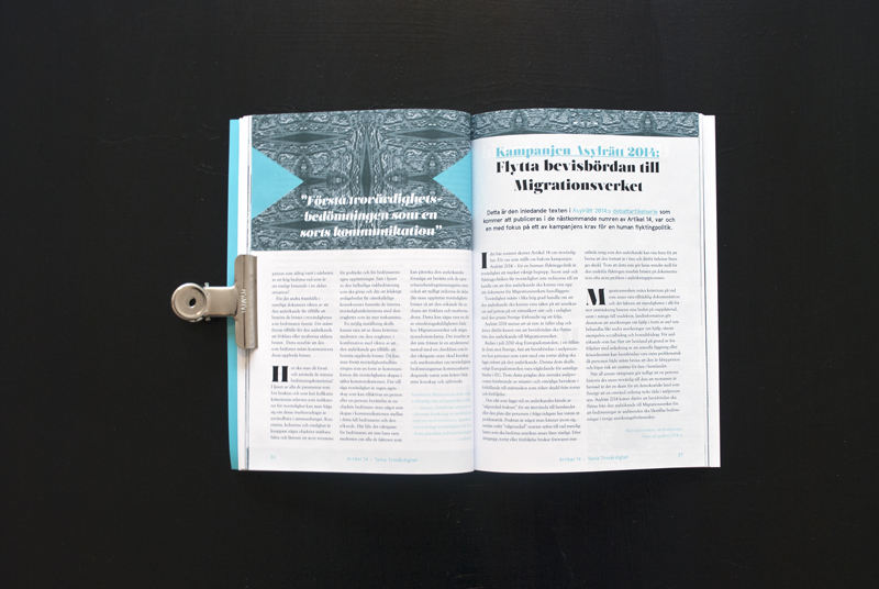 Artikel 14 Magazine Redesign - BEAST Studio