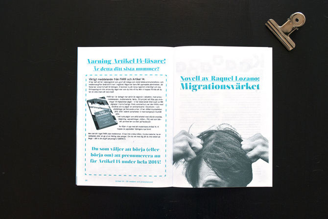 Artikel 14 Magazine Redesign - BEAST Studio