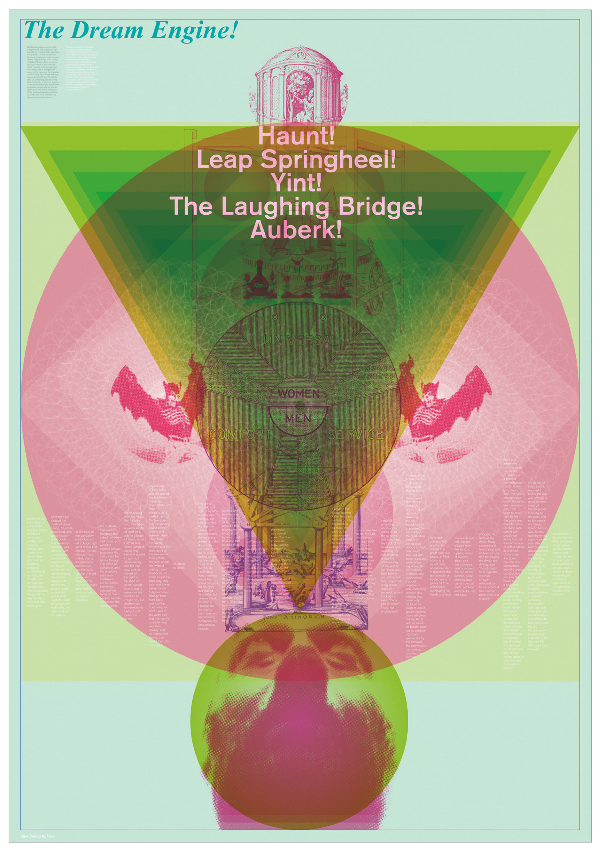 Magick Is Freedom! (After Barney Bubbles) - Graham Wood Work