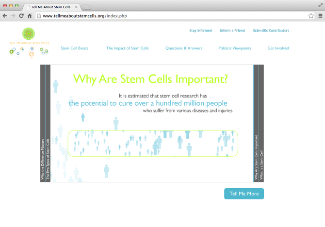 Stem Cell Website - Graham Wood Work