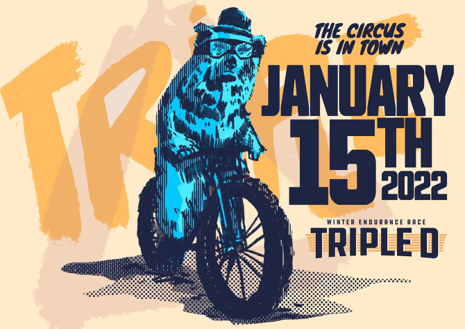 Triple D Winter Race 2022 - Eric Wold / Designer. Illustrator. Educator