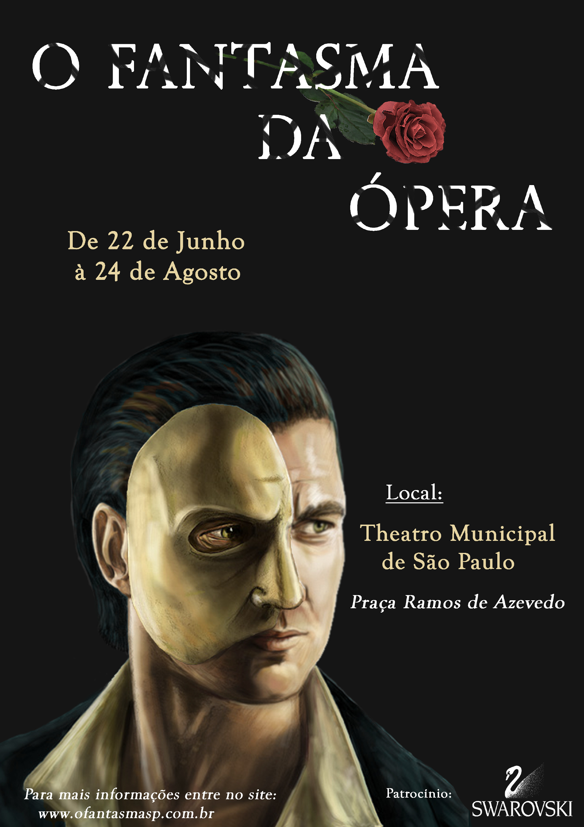 Fantasma Da Opera Cartaz Minimalista Phantom Of The Opera