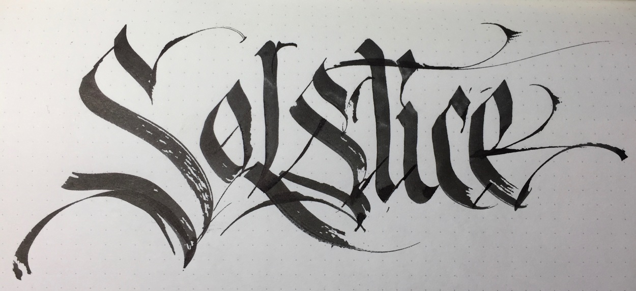 Calligraphy - Aude Guivarc'h Visual Art