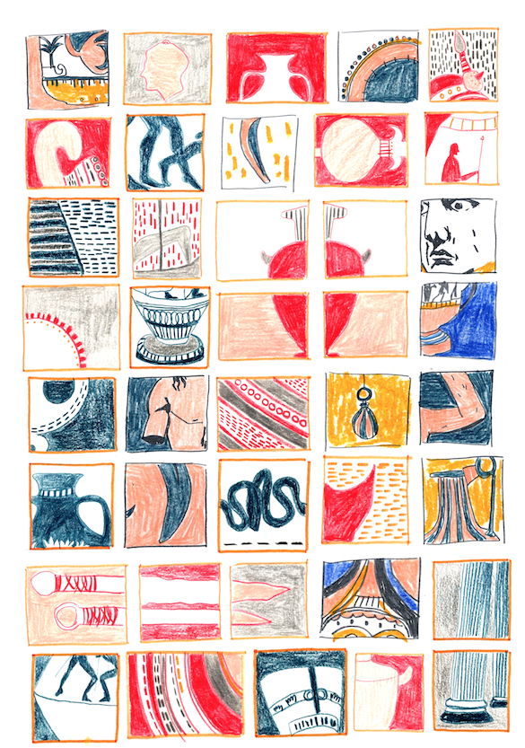 British Museum - Hannah Pointer Illustration