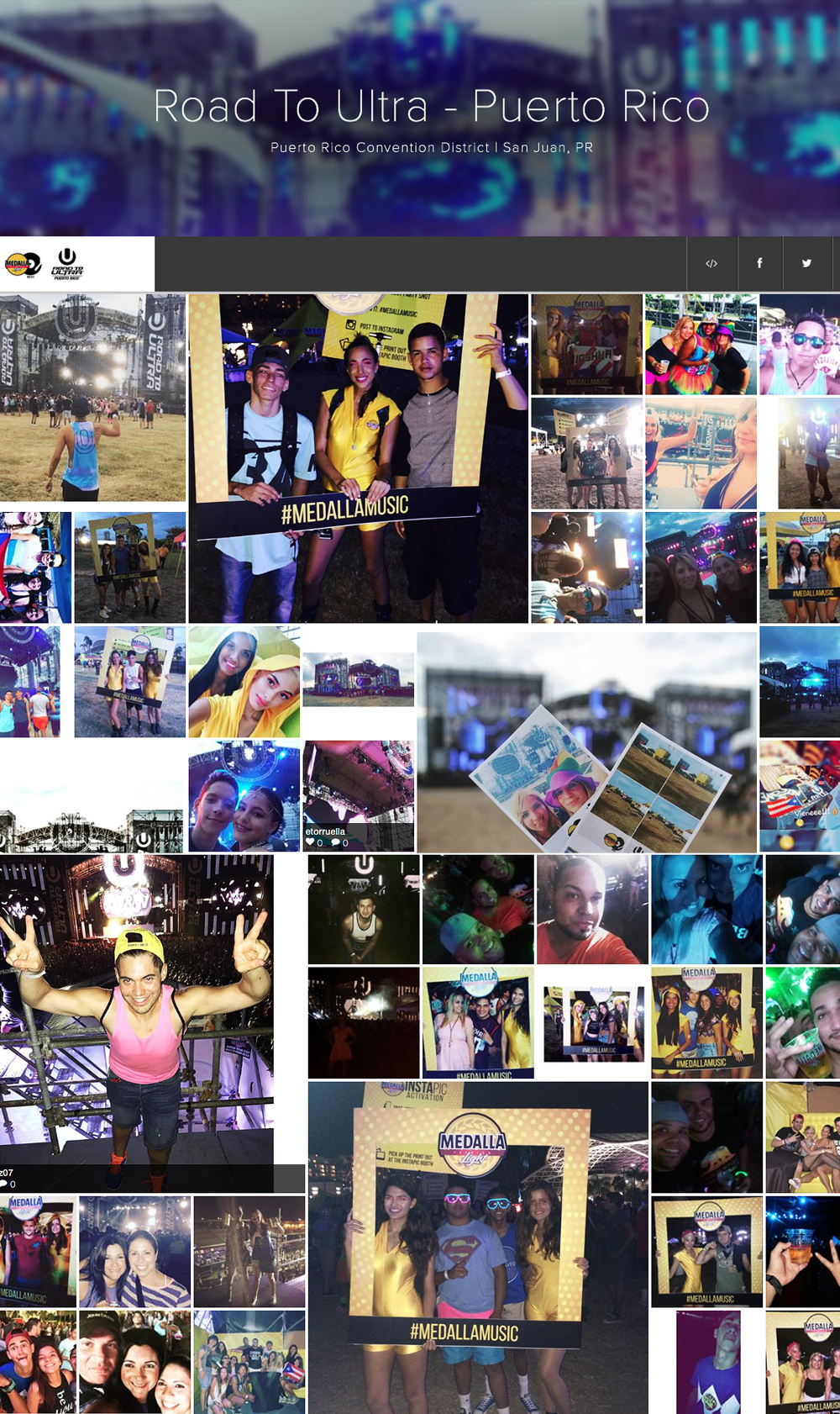 Phygital - ULTRA / MEDALLA InstaPic Activation - Rene de la Cruz