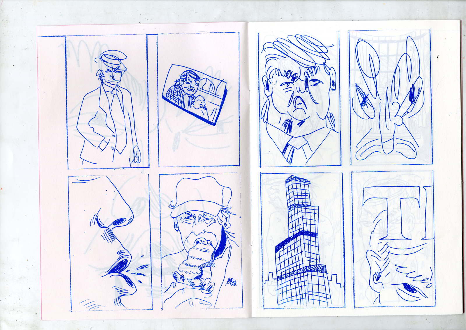 100 Trump Drawings - Tim Liedtke Design