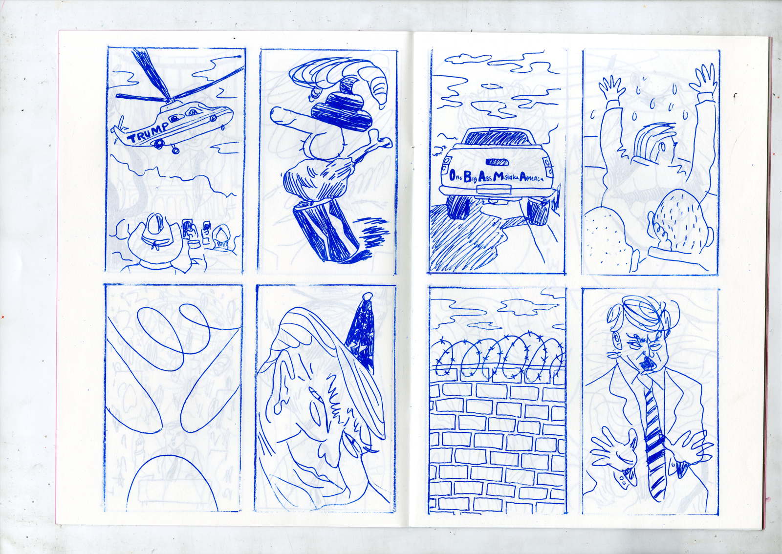 100 Trump Drawings - Tim Liedtke Design