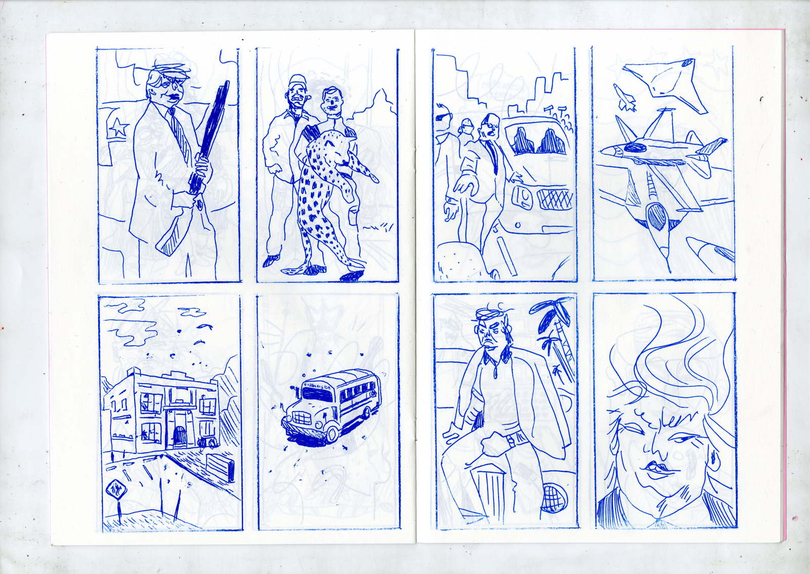 100 Trump Drawings - Tim Liedtke Design