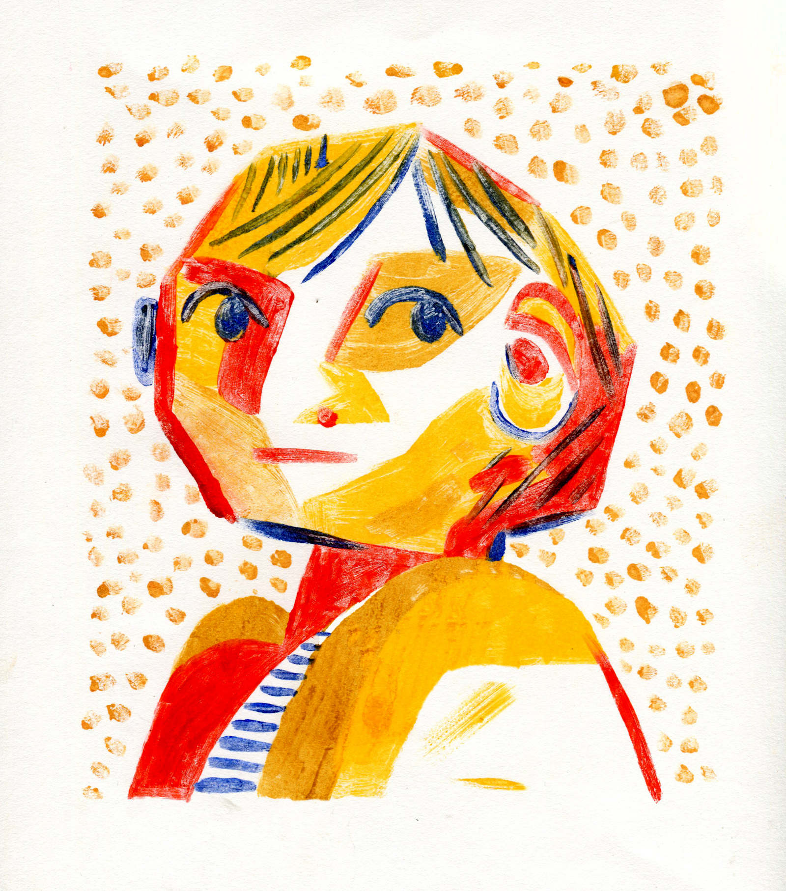 Mono Print Portraits - Tim Liedtke Design