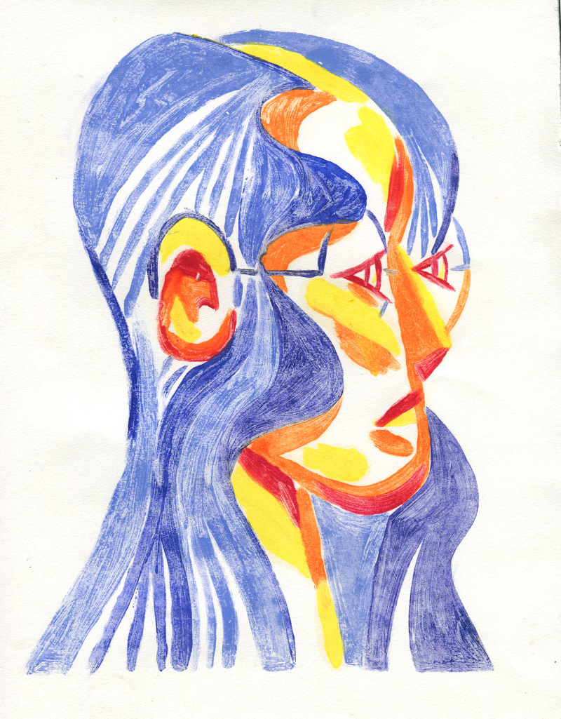 Mono Print Portraits - Tim Liedtke Design