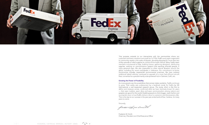 Fedex Annual Report - Vivian Ong