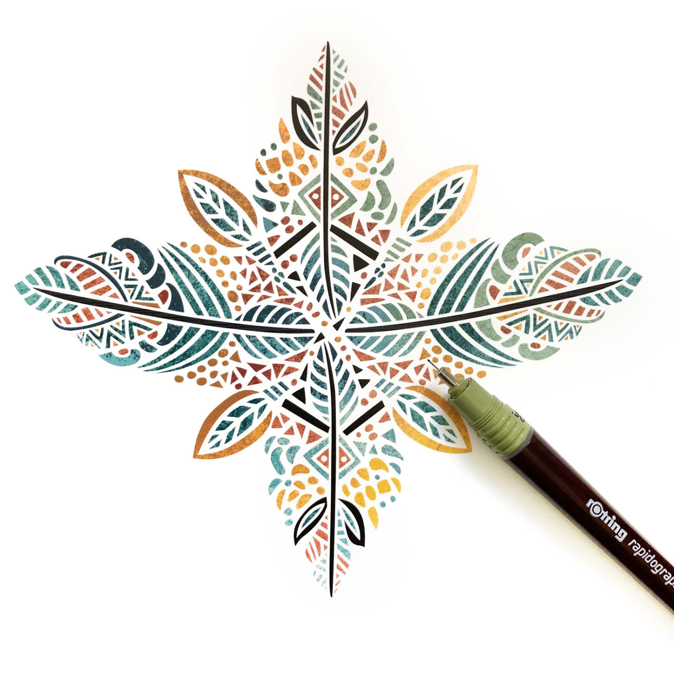 Nature Inspired Illustrations - Pom Graphic Design