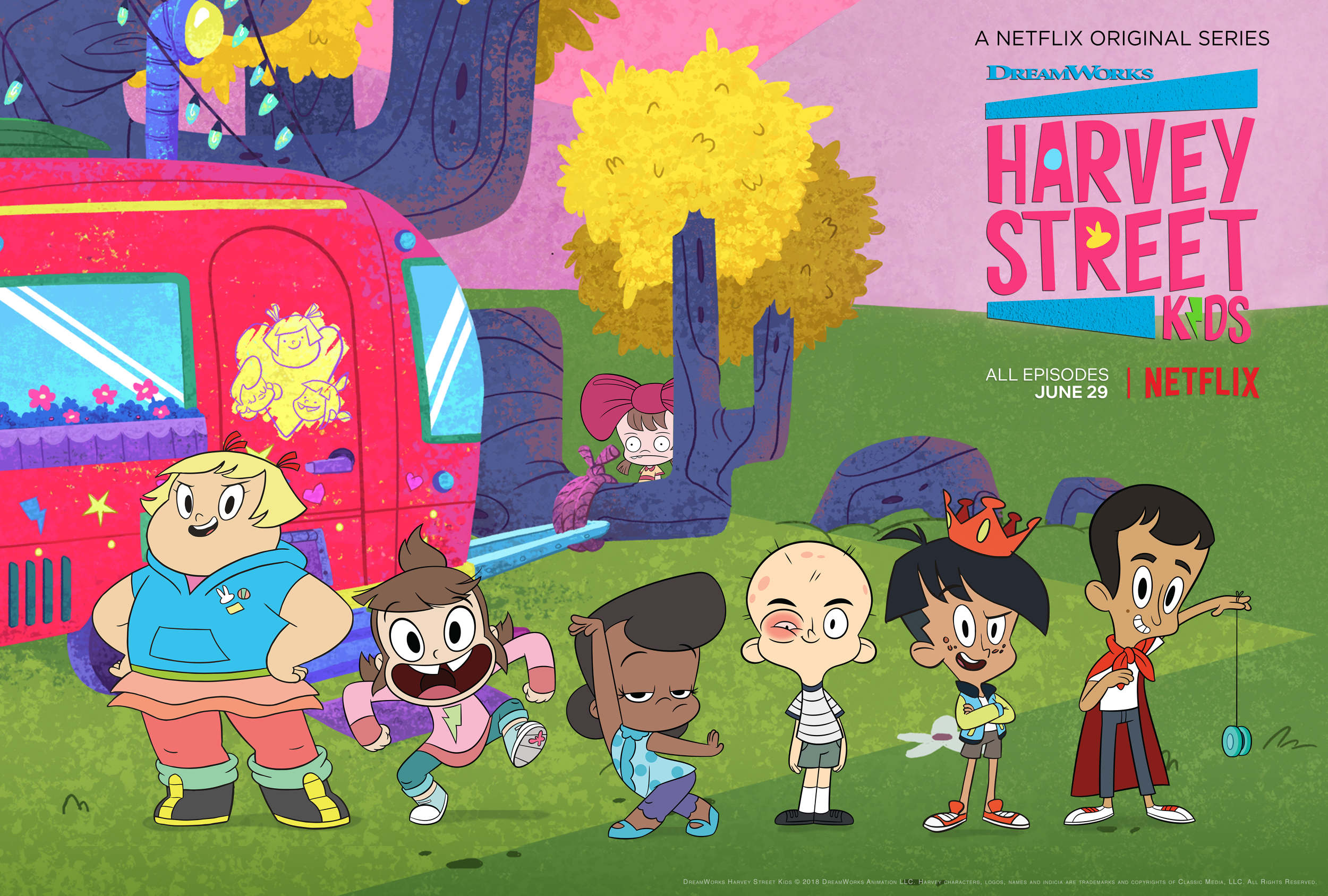 Harvey Street Kids Season 1 Key Art - Molly Cummings