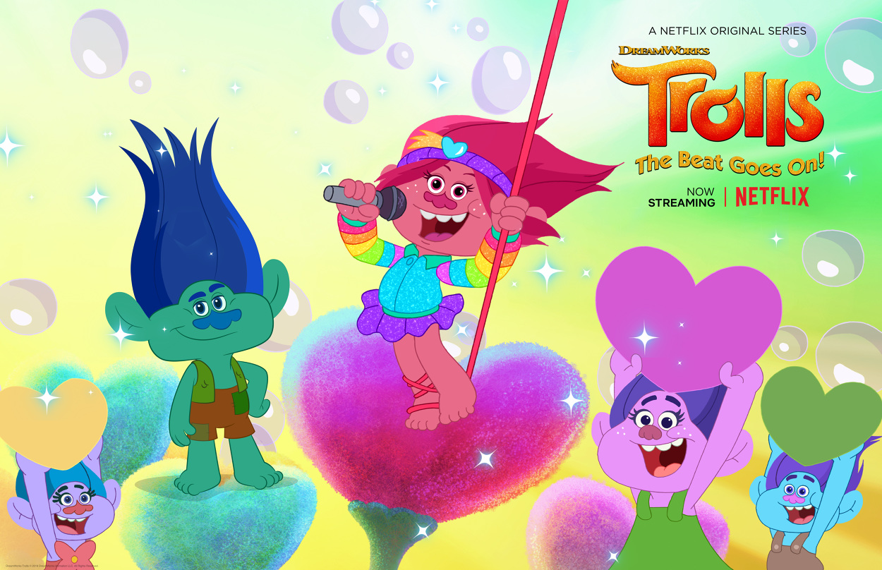Trolls The Beat Goes On Season 5 Key Art - Molly Cummings