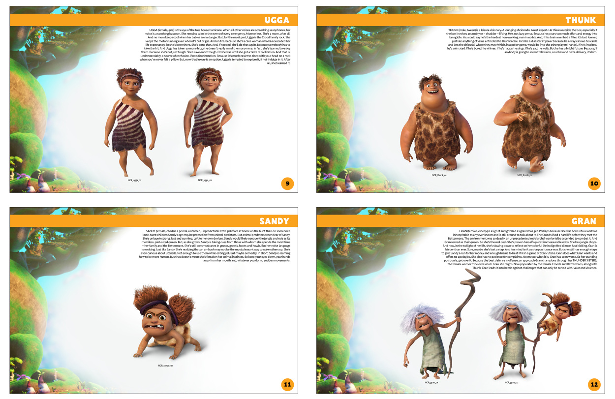 The Croods Family Tree Marketing Toolkit - Molly Cummings