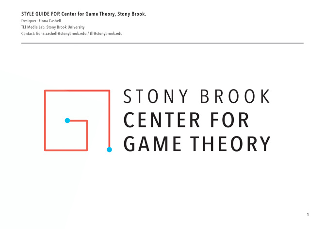 Center for Game Theory - Logo Identity - Fiona Cashell Design