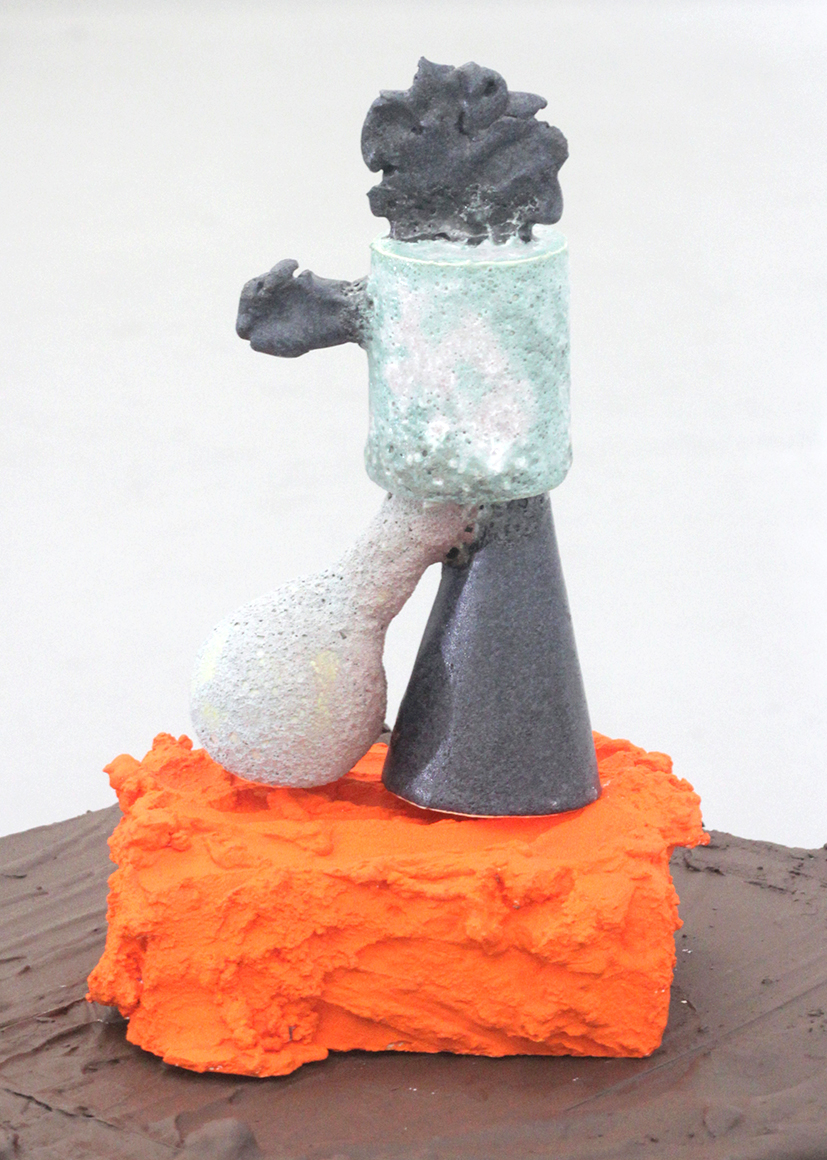 Orange Base Sculpture - John Molesworth