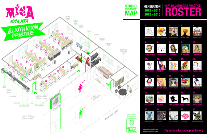 MFA in ILLUSTRATION PRACTICE MAP - ArtbyTLaloC