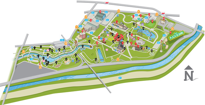 PARQUE FUNDIDORA MAP - ArtbyTLaloC