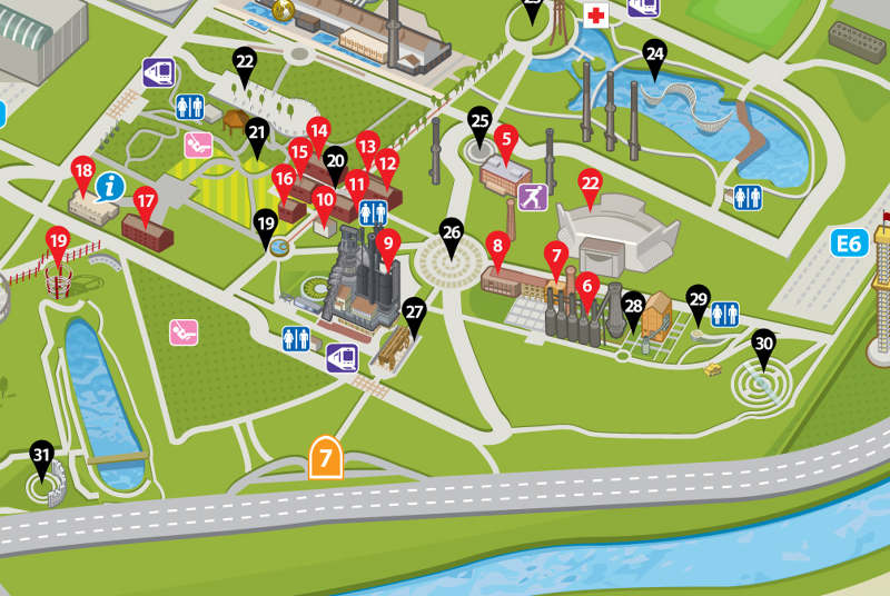 PARQUE FUNDIDORA MAP - ArtbyTLaloC