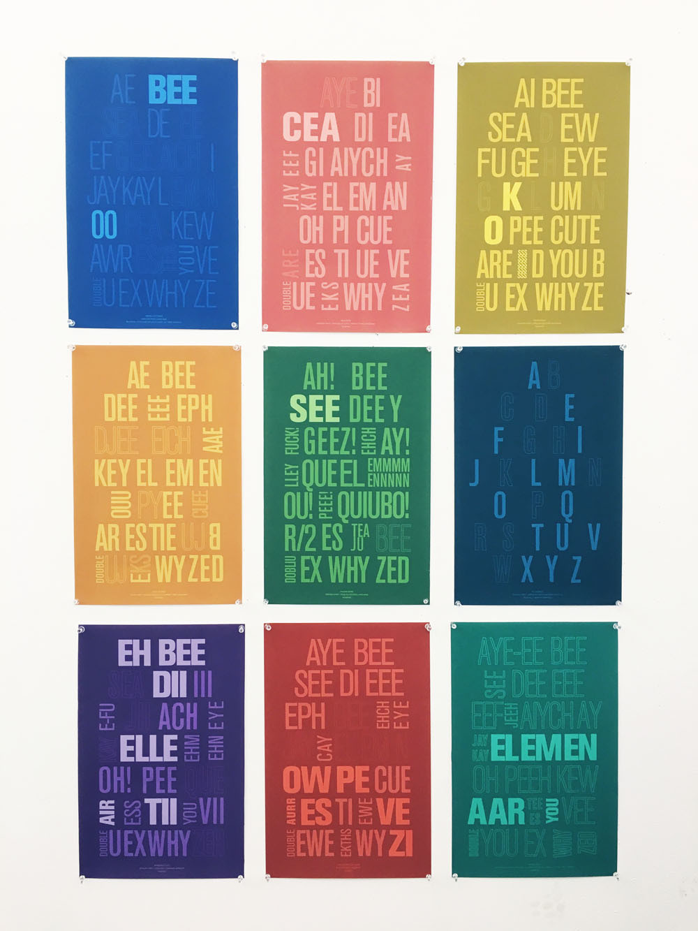 posters / Phonetic ABC - Sarah Weitzman's Portfolio