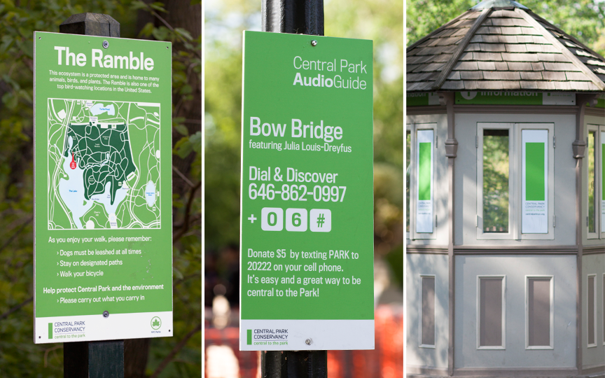 Central Park Signage - Greg Shutters: Type, Graphic Design & Photography