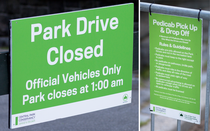 Central Park Signage - Greg Shutters: Type, Graphic Design & Photography