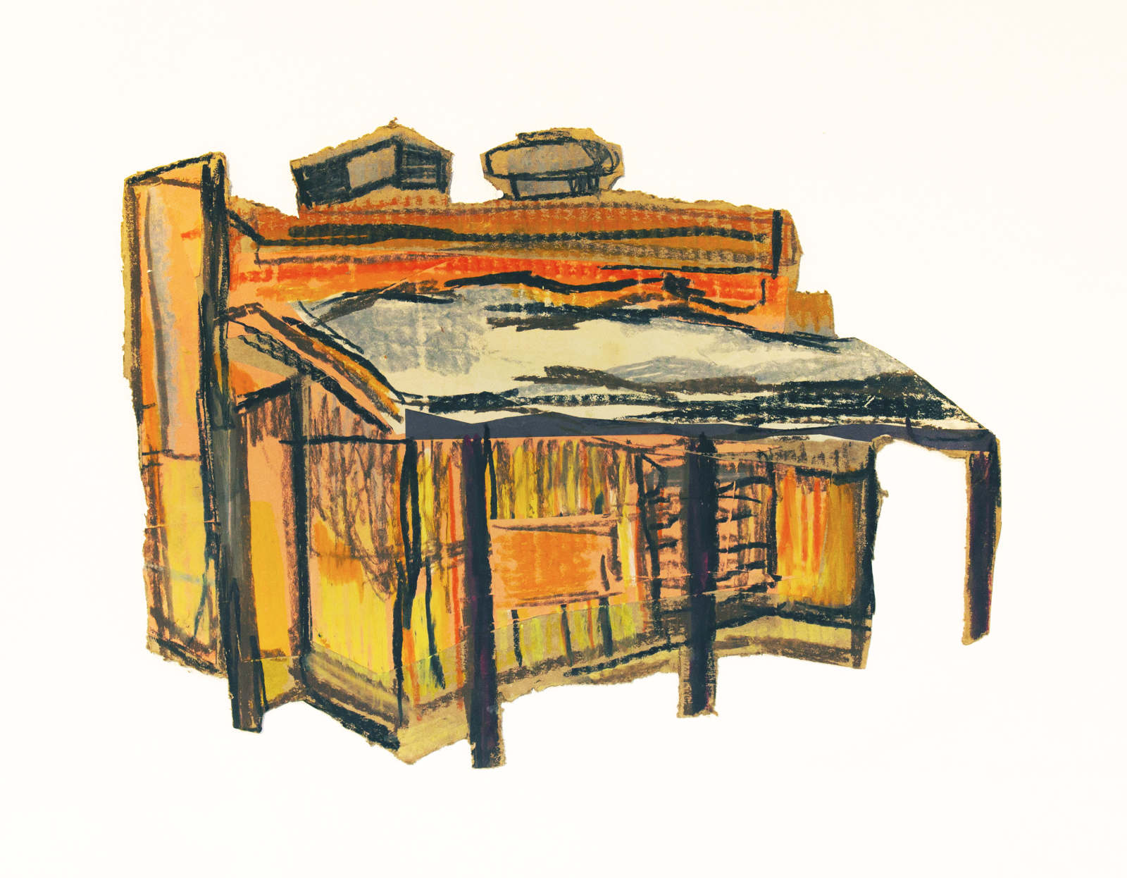 Orange Kiosk - Julia Fox