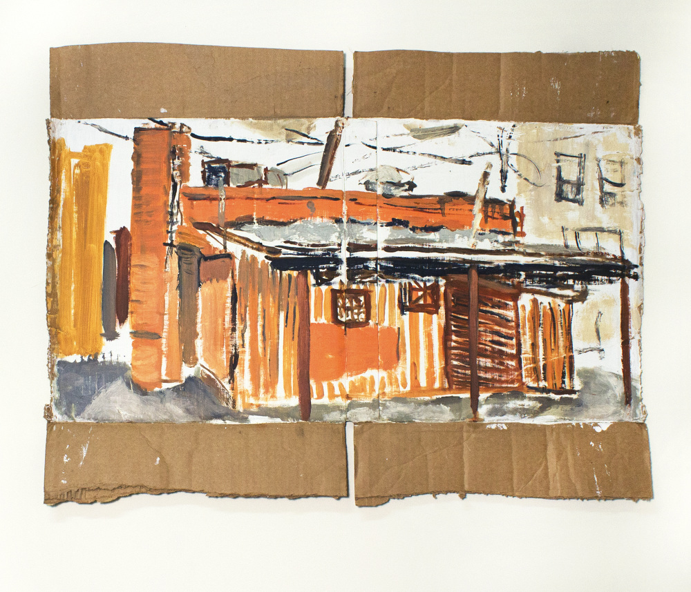 Orange Kiosk - Julia Fox