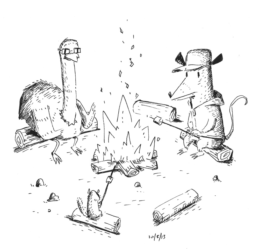 Inktober 2013 - Dana Wulfekotte