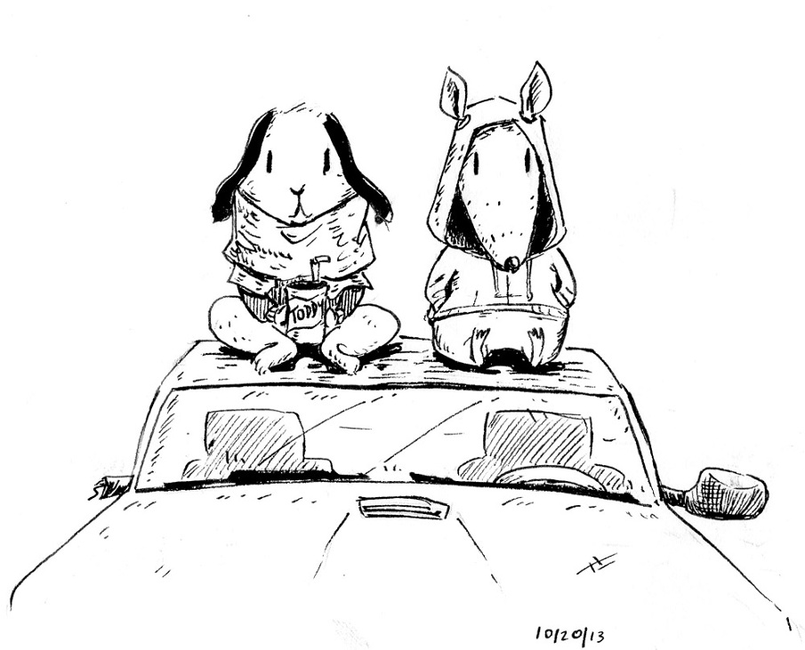 Inktober 2013 - Dana Wulfekotte