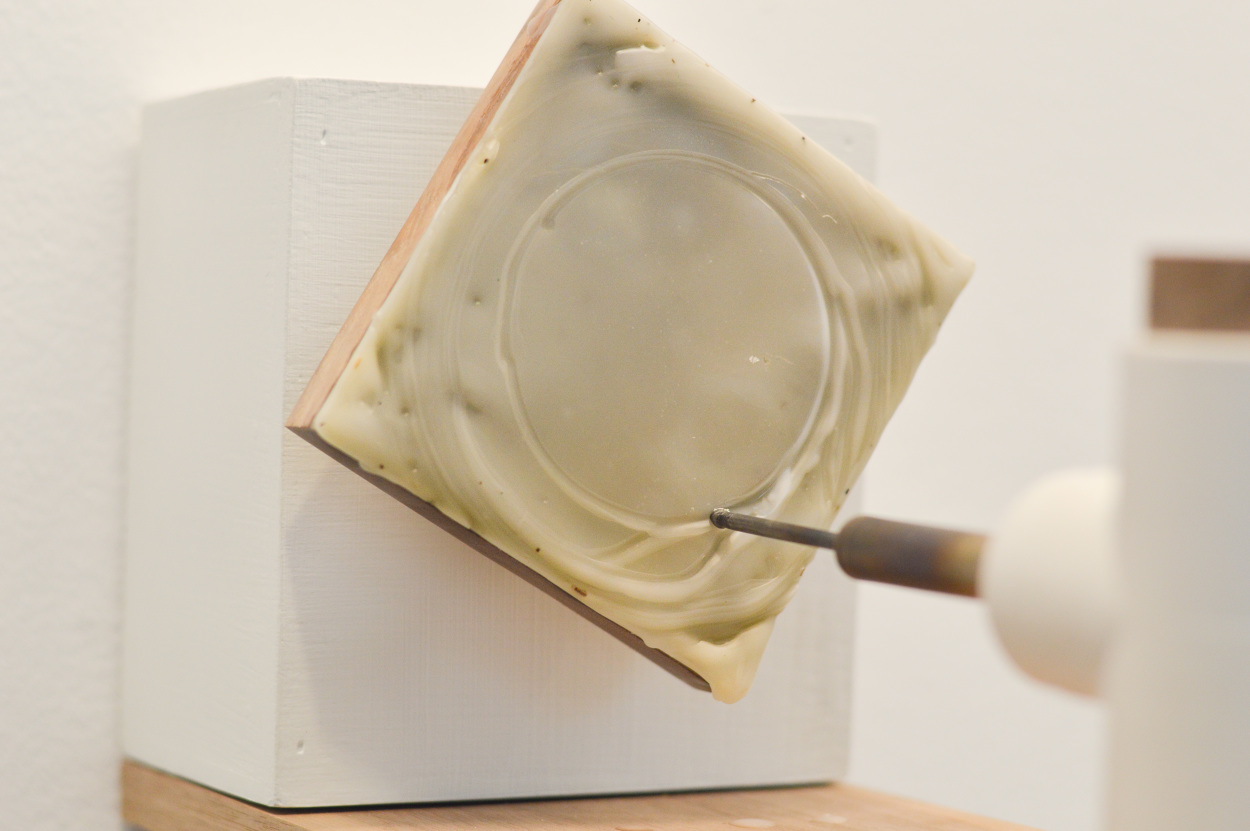 wax clock - Malika Khurana