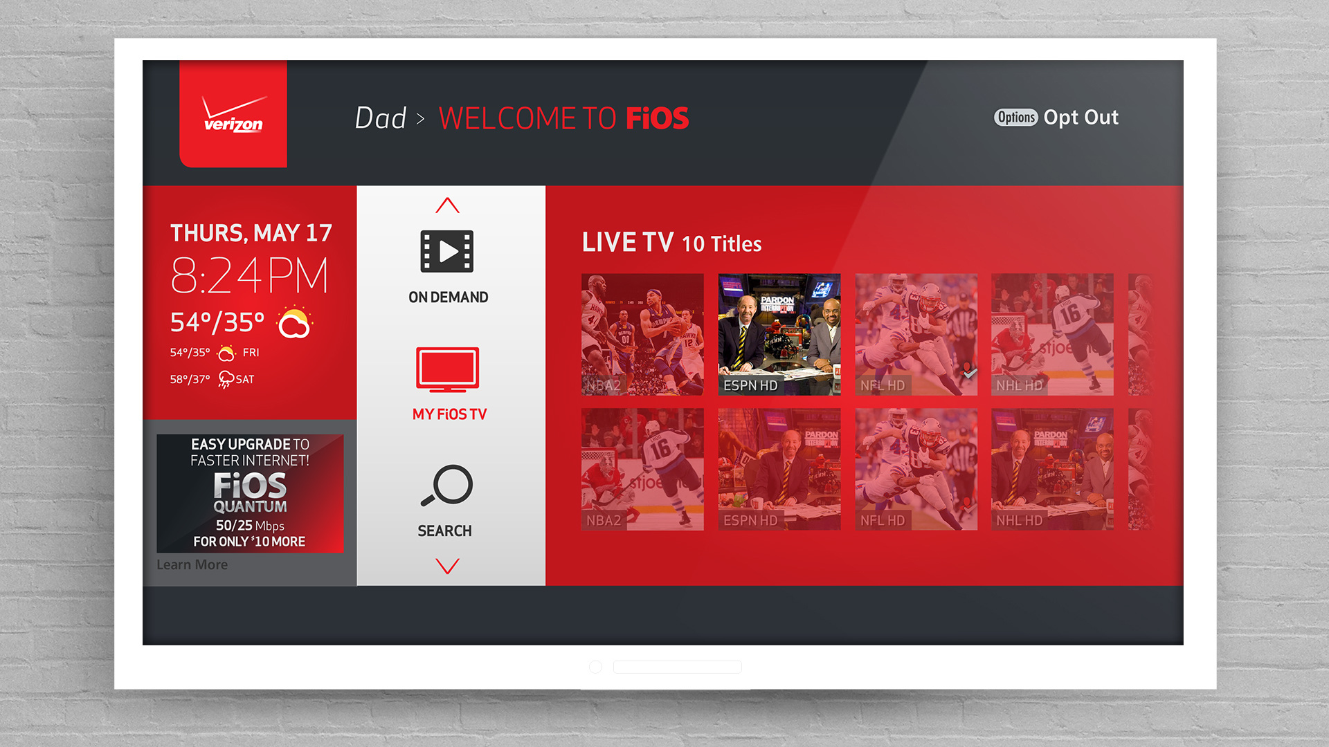 Verizon Fios IMG Ad - YISAK