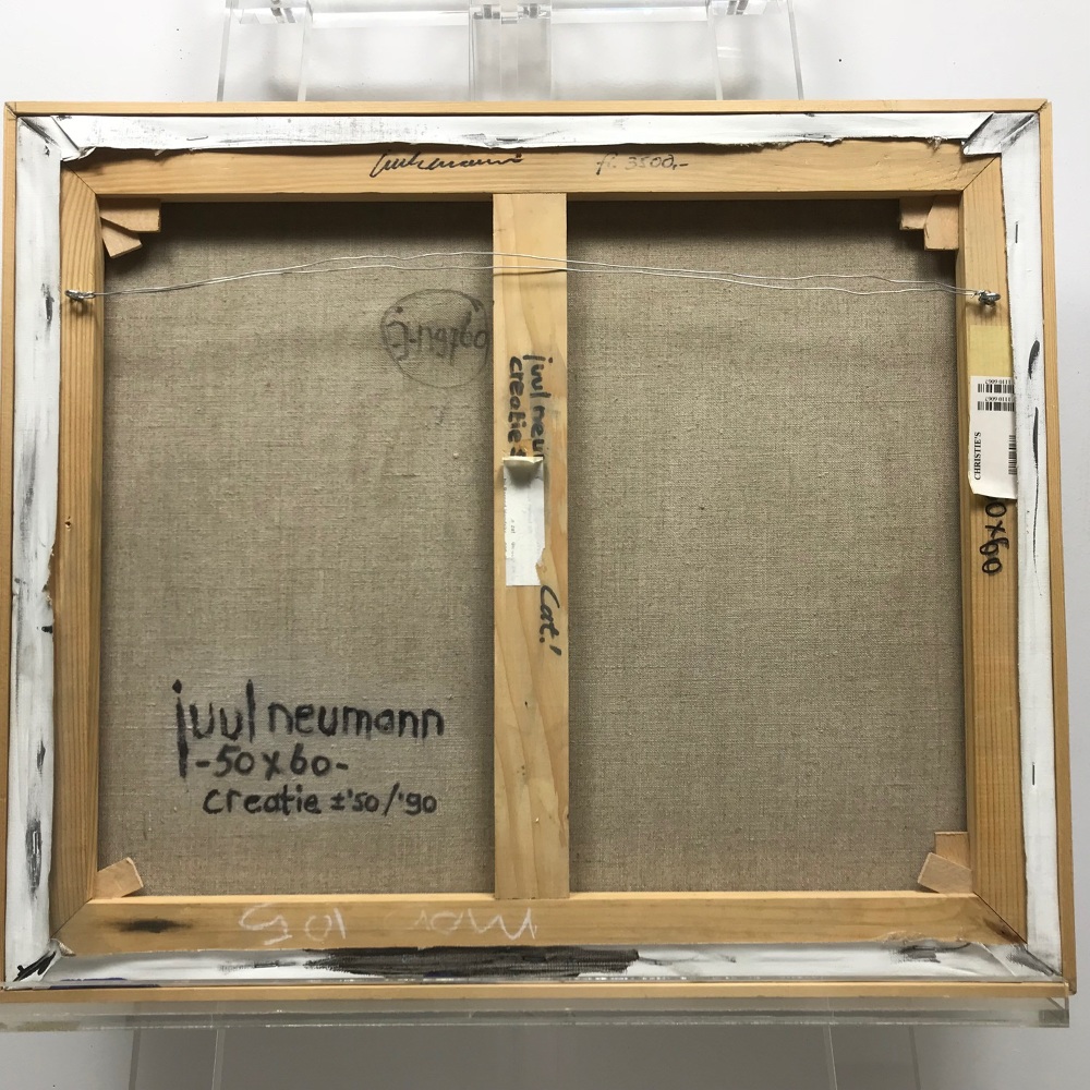 Painting "Creatie (Creation) +/- '50/'90" by Juul Neumann (1919 - 1997 ...