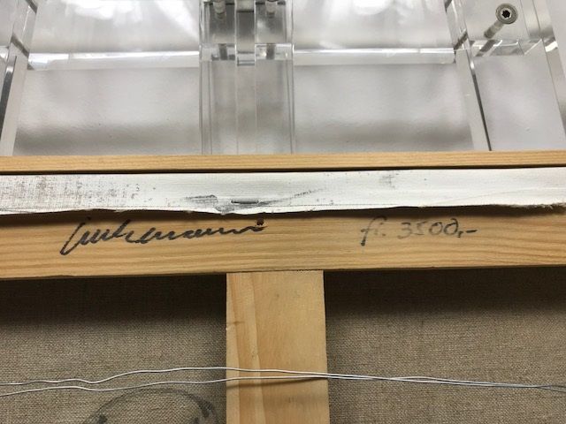 Painting "Creatie (Creation) +/- '50/'90" by Juul Neumann (1919 - 1997 ...