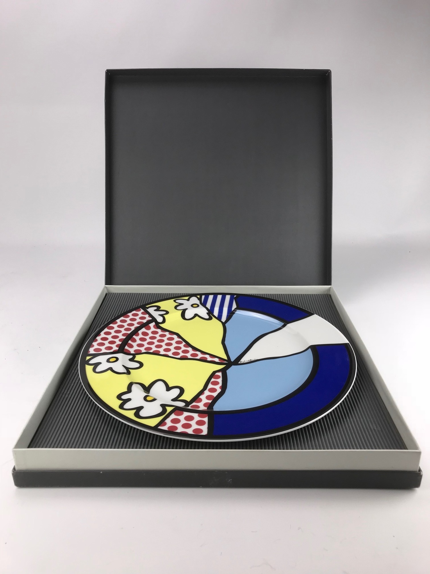 Limited Rosenthal porcelain Art (wall)plate by Roy Lichtenstein (1923 ...