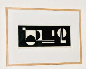 Nice '72 lino-print on paper (limited nr. 2/10) by Dutch Artist Juul ...