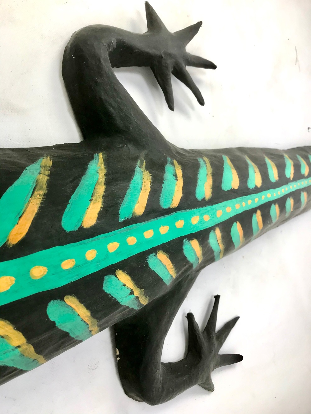 Large Papiermaché Wall Lamp / Sculpture design by Francesco Spada for ...