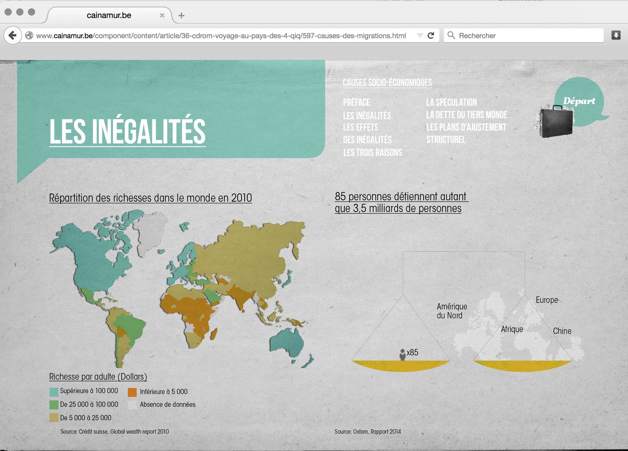 Les causes des migrations - Céline Laplanche