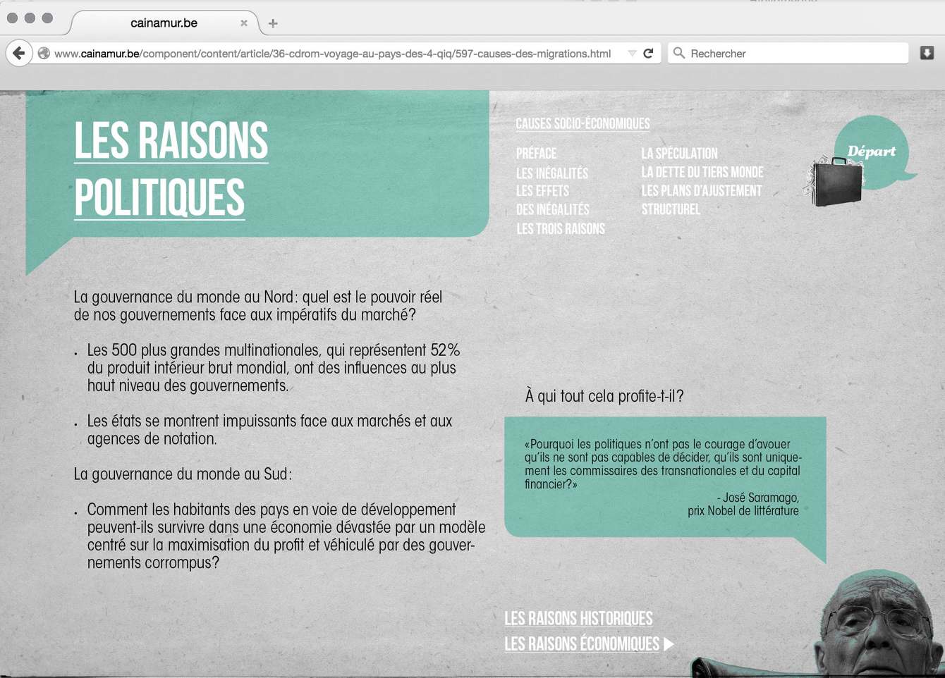 Les causes des migrations - Céline Laplanche