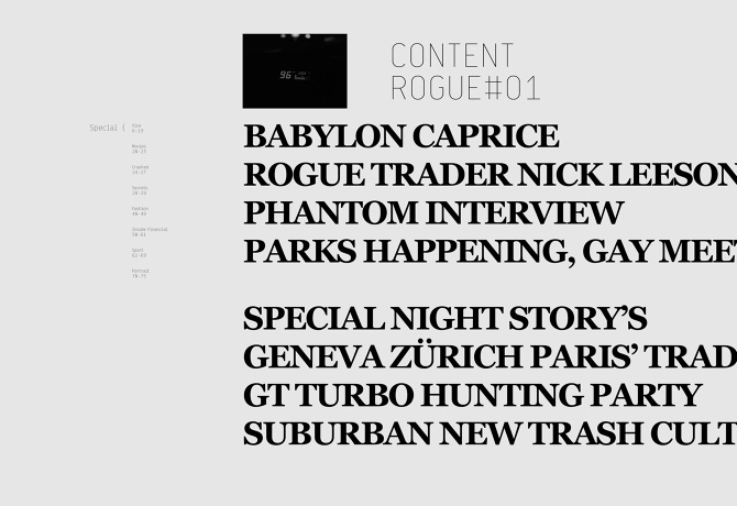 ROGUE MAGAZINE - Gaël Faure Graphic Design