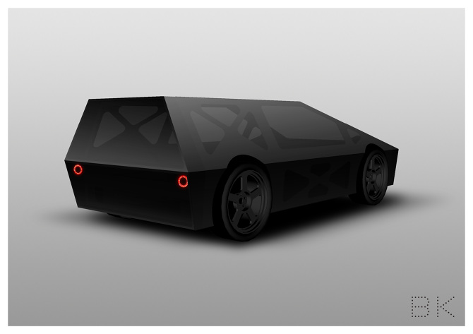 the Folded Car - Barend Koolhaas