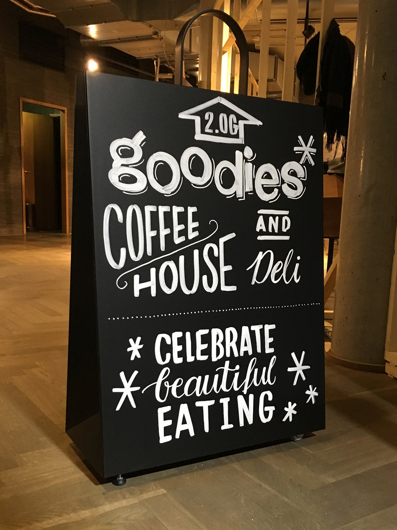 Chalk boards and signs - vikunia illustration & hand-lettering