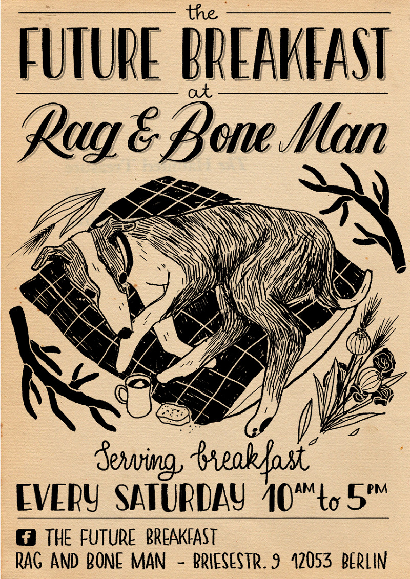 The Future Breakfast - vikunia illustration & hand-lettering