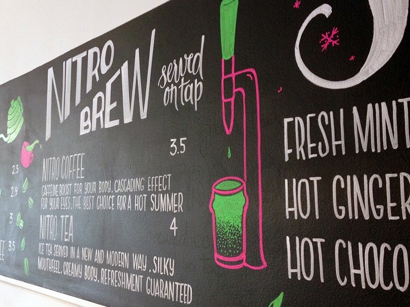 Happy Baristas - vikunia illustration & hand-lettering