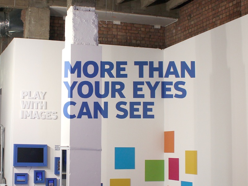 Nokia Anamorphic Typography - Pat C. Klein Design