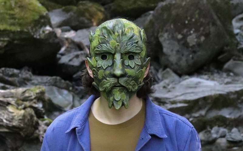Green Man mask 2021 - FawnLorn